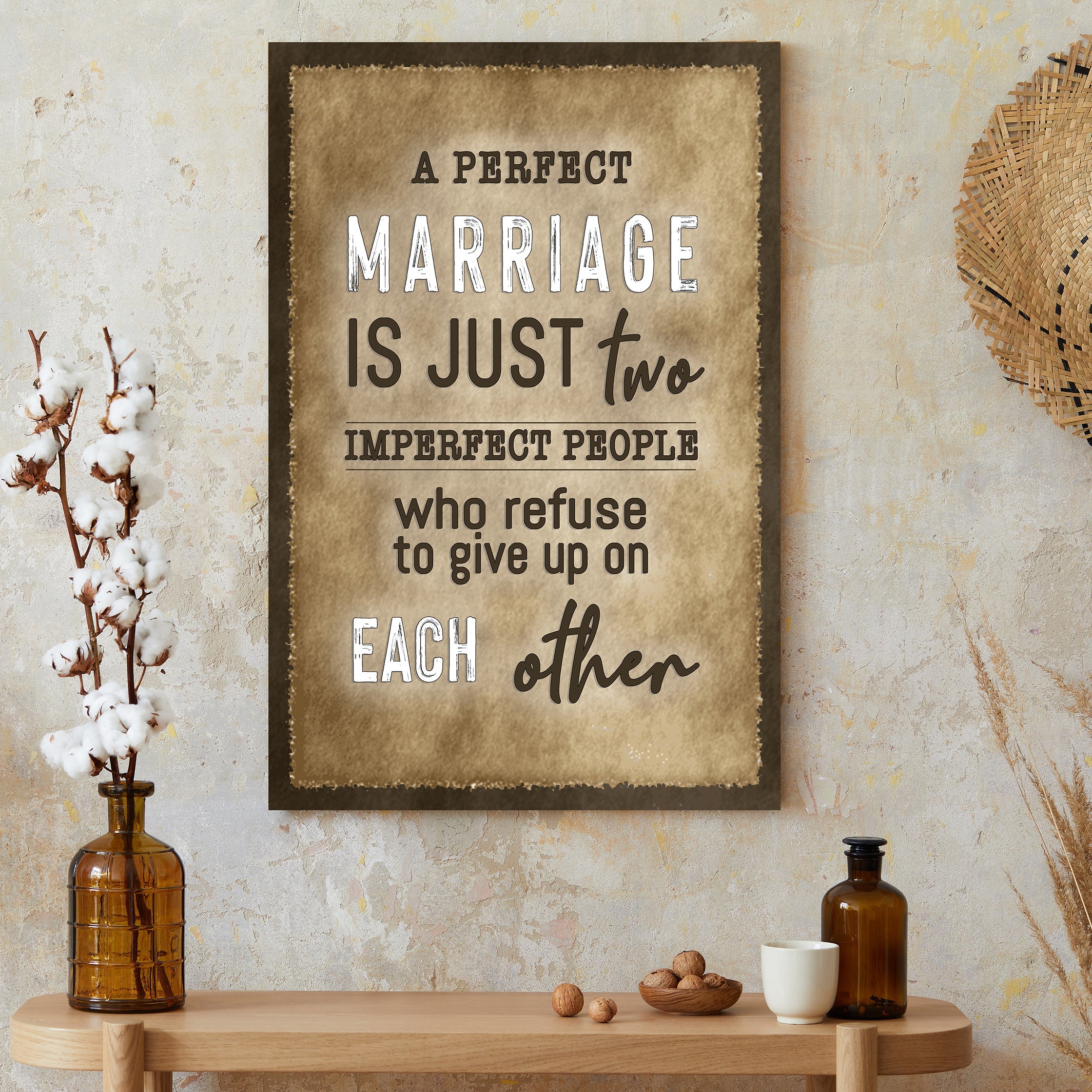 A Perfect Marriage Sign – Metal Sign Barn