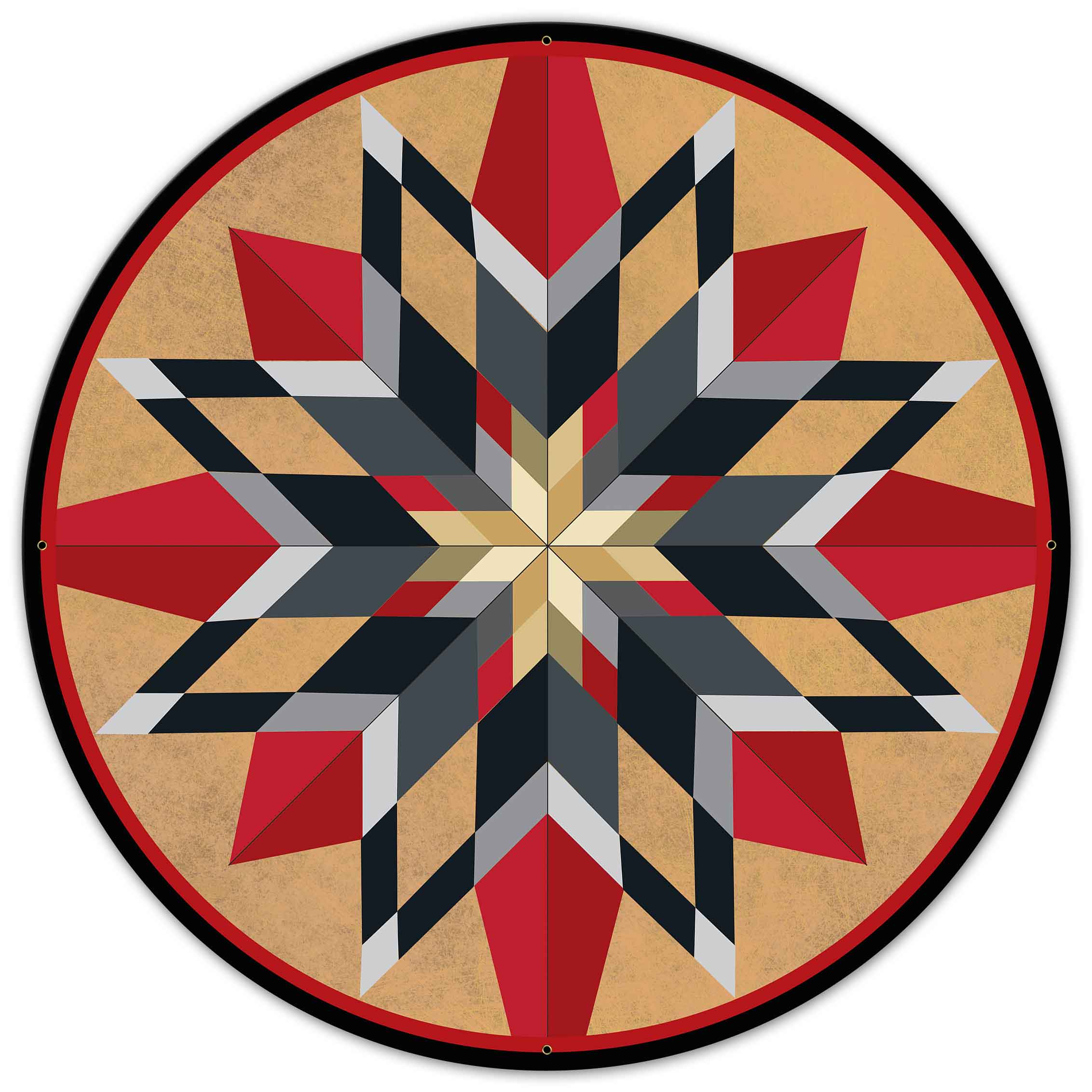 16 Point Star Original – Metal Sign Barn