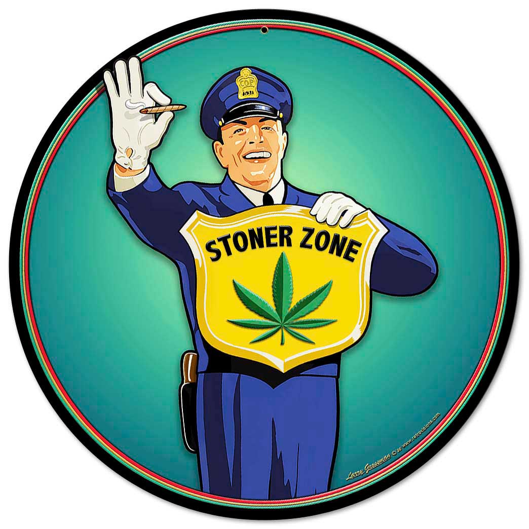Guard Stoner Zone – Metal Sign Barn