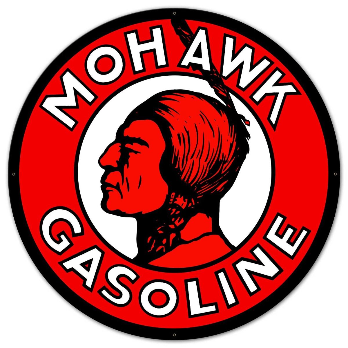 Mohawk Gasoline Clean – Metal Sign Barn