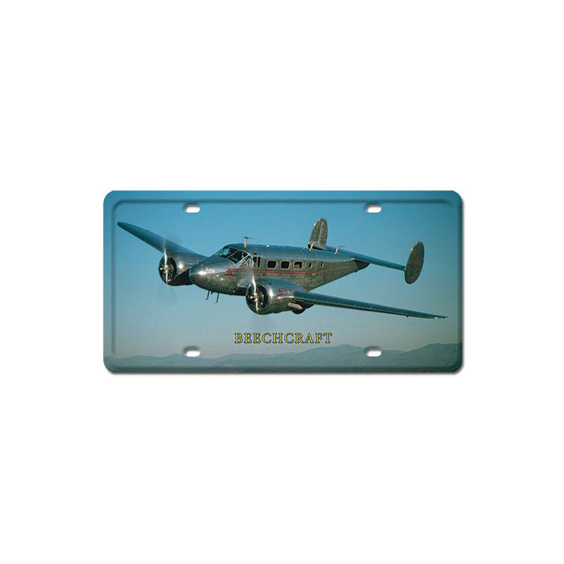 BEECHCRAFT, Aviation, License Plate, 6 X 12 Inches – Metal Sign Barn